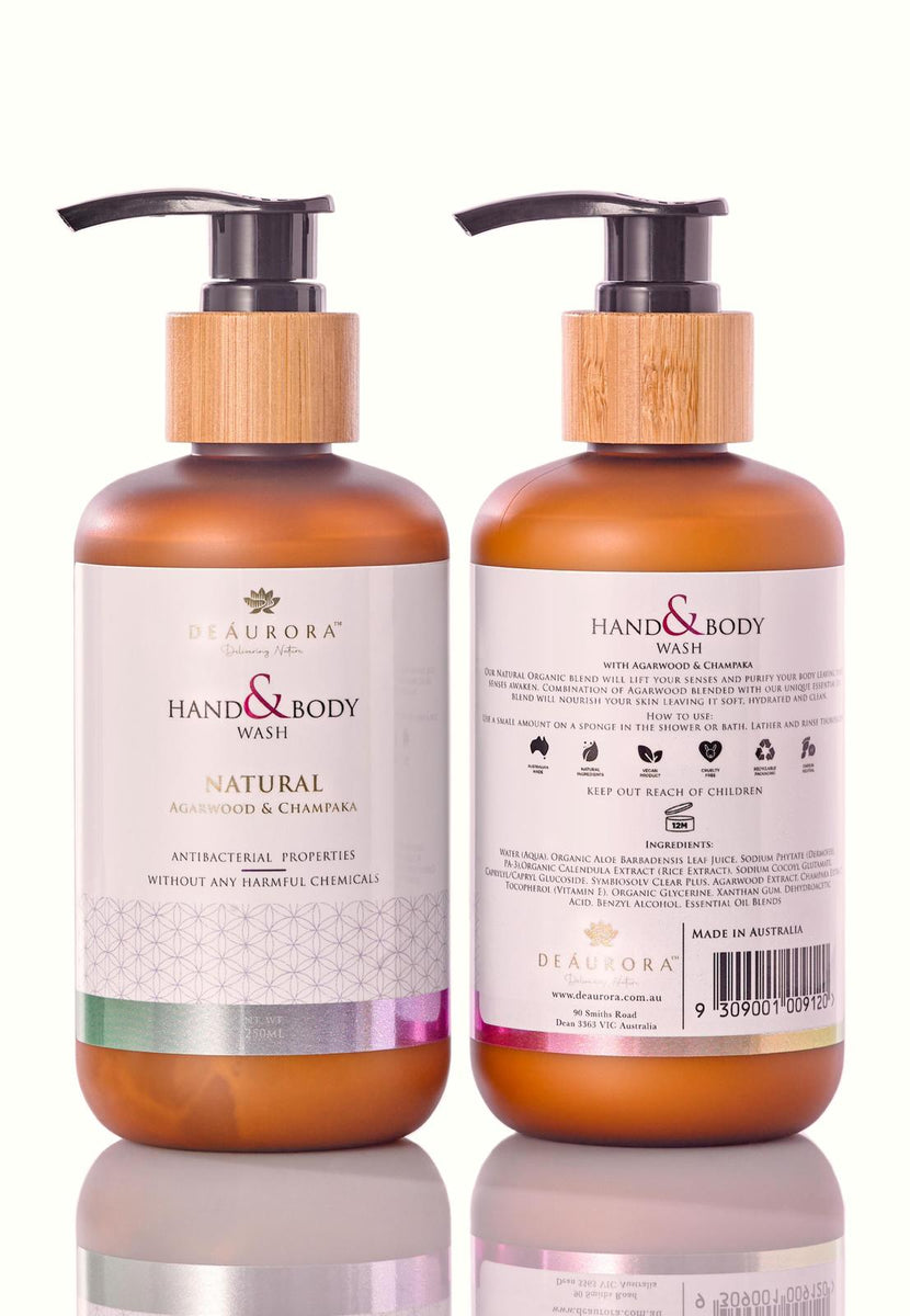 Hand & Body Wash - Agarwood & Champaka I DeÁurora – De'Aurora